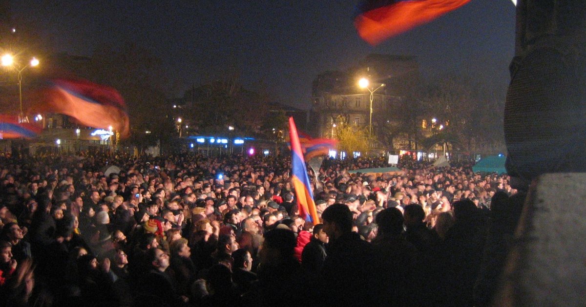 Armenia’s expression ranking improves, protests held over Azerbaijan ...