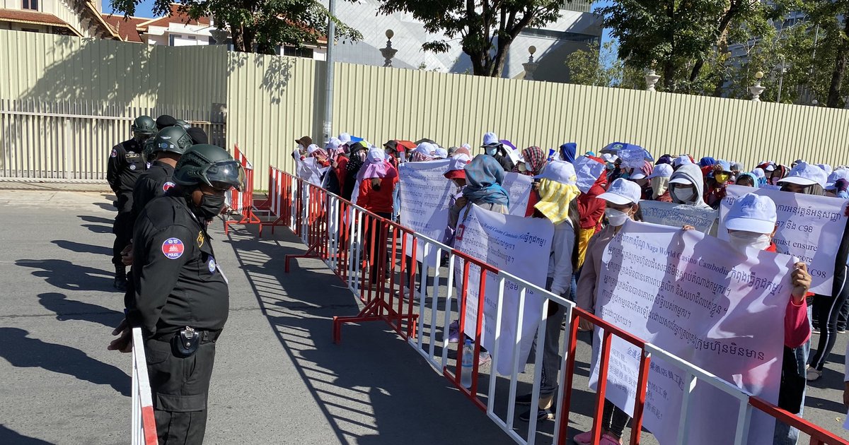 Crackdown on union strike in Cambodia while repression of opposition ...