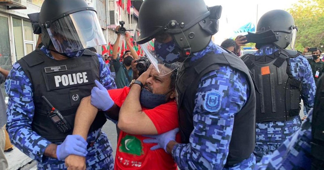 Despite UN review, Maldives authorities crack down on protests and ...